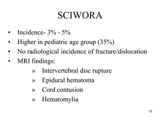 Cervical spine injury | PPTX