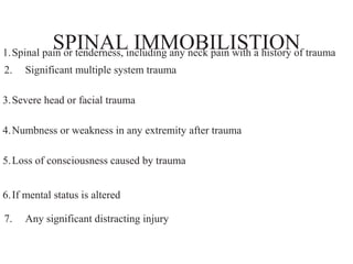 Cervical spine injury | PPTX