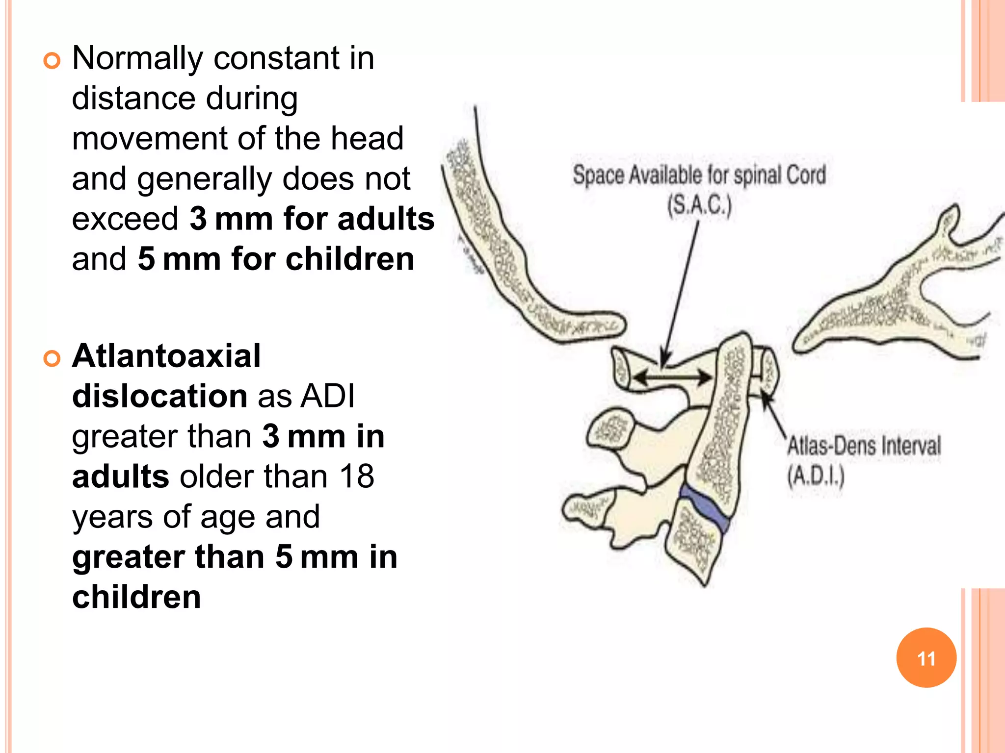 Cervical spine fracture radiology, classification and management | PPTX