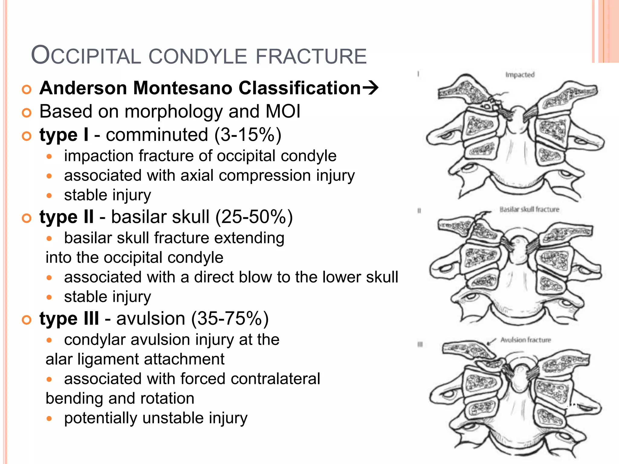 Cervical spine fracture radiology, classification and management | PPTX