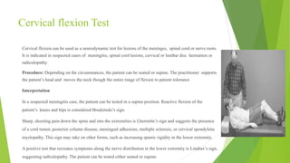 cervical spine test MAIVA.pptx | Death, Injury, or Military Conflict ...