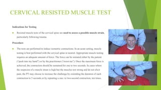 cervical spine test MAIVA.pptx | Death, Injury, or Military Conflict ...