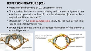 Cervical spine trauma | PPTX