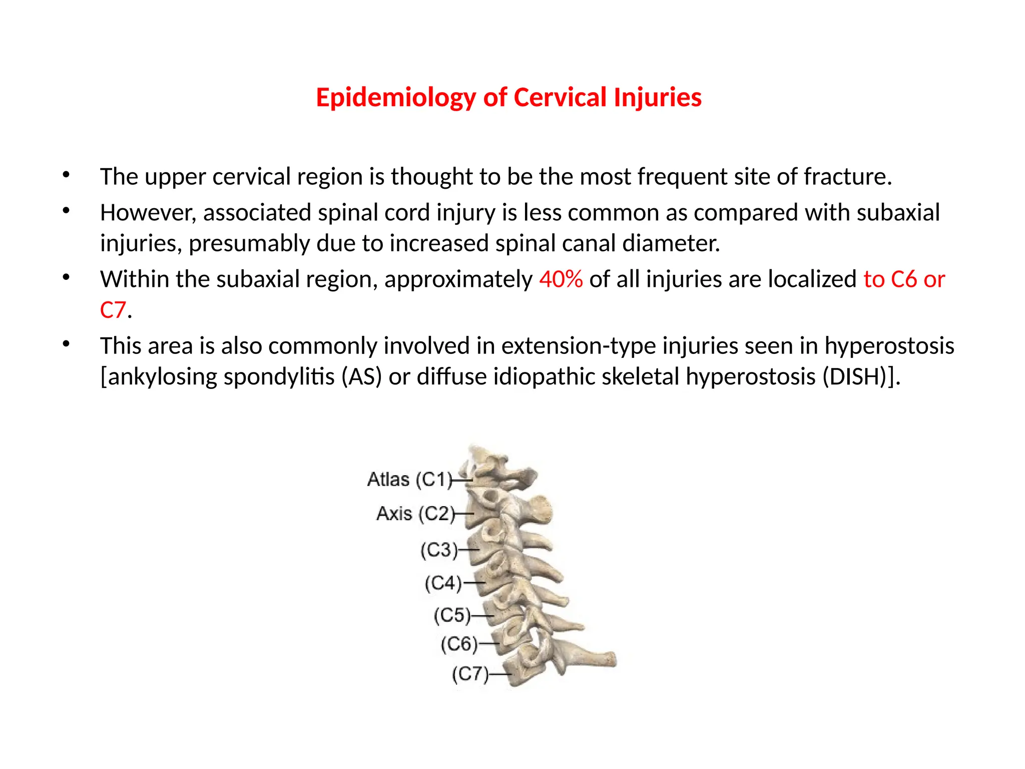 Cervical spine injuries - Upper nd Lower | PPTX