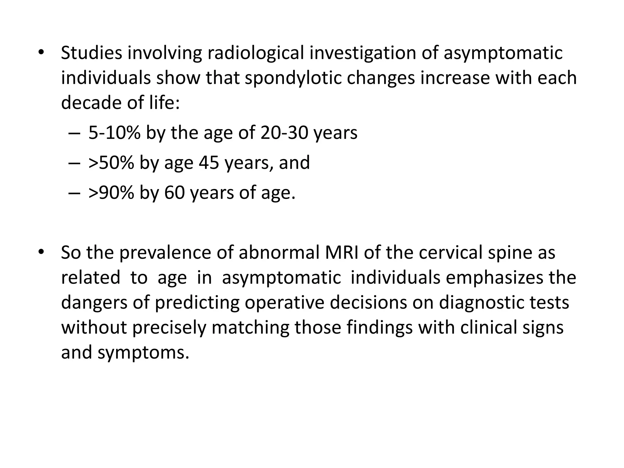 Cervical spondylosis | PPTX