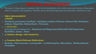 Cervical spondylosis | PPTX