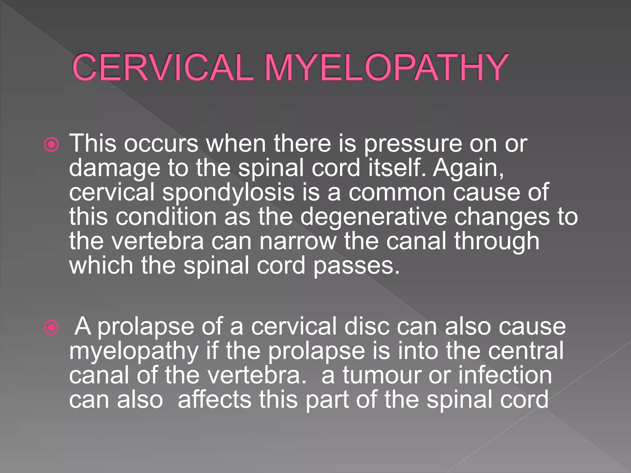 Cervical spondylosis.pptx