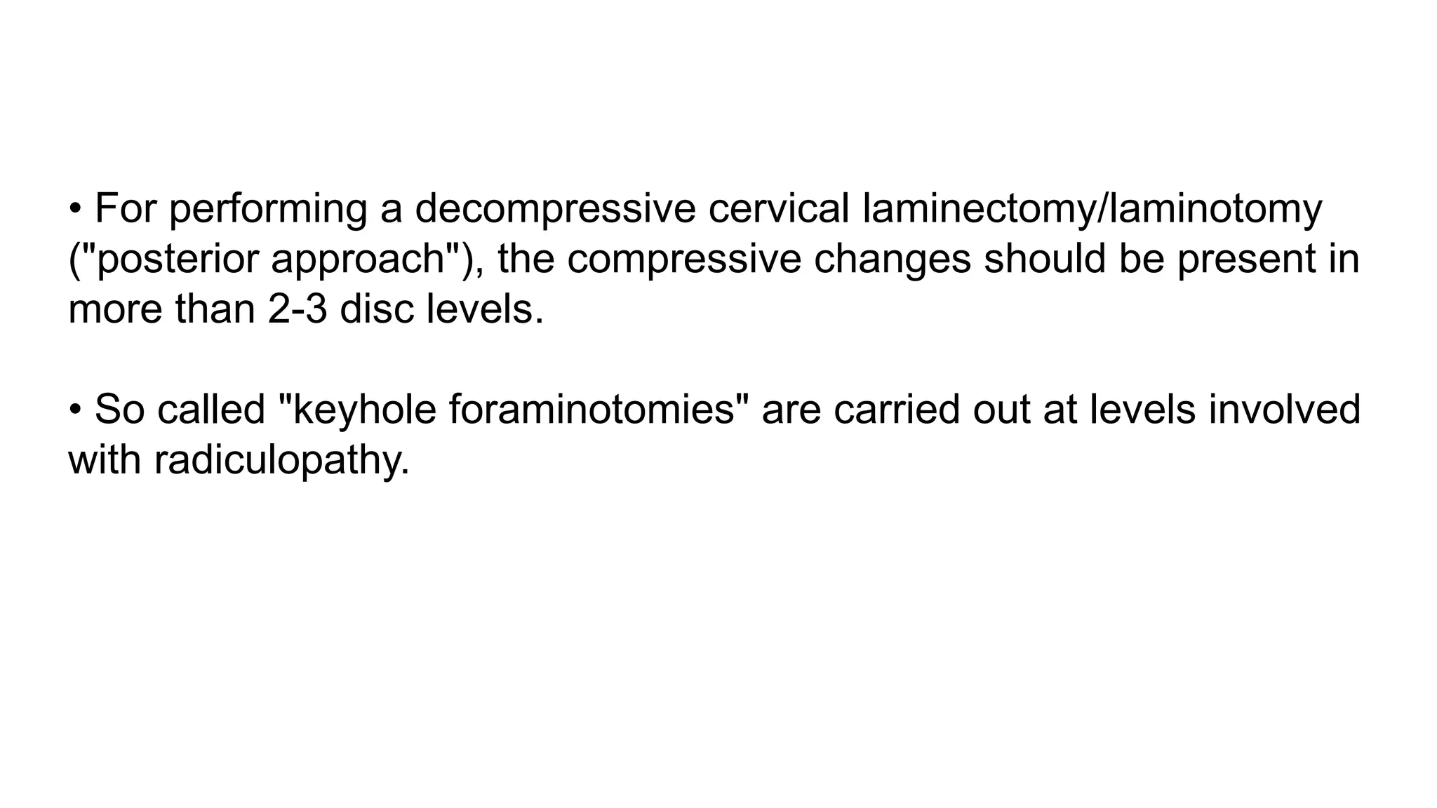 Cervical spondylosis Degenerative cervical spine | PPTX