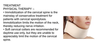Cervical spondylosis Degenerative cervical spine | PPTX
