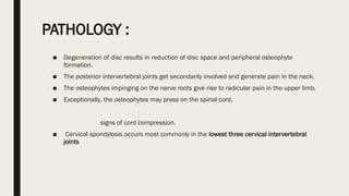 cervical spondylosis notes medicine general.pptx