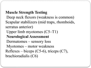 Cervical spondylosis complete overview for physiotherapy ortho.pptx