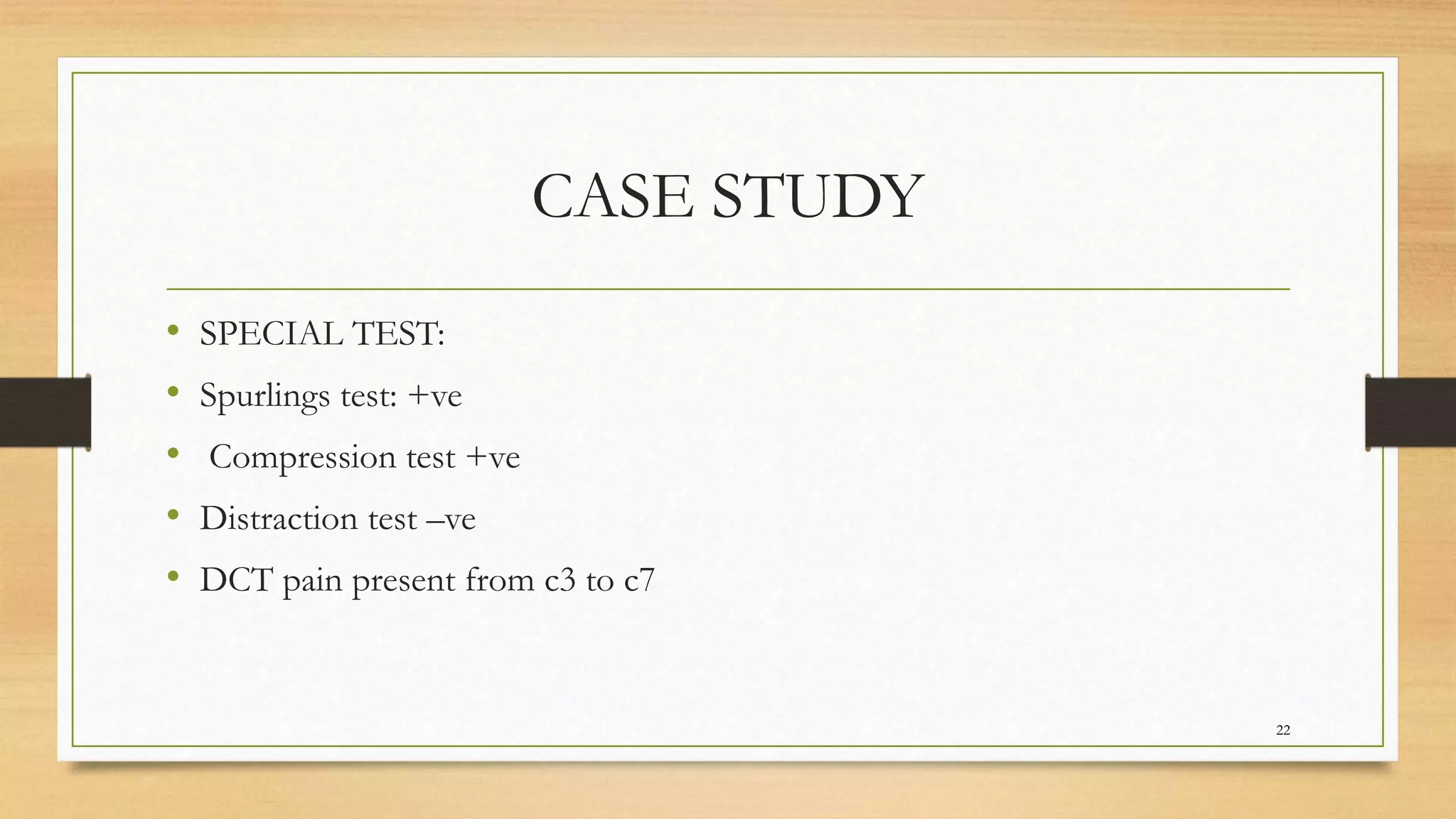 Cervical spondylosis; Physiotherapy approach | PPTX