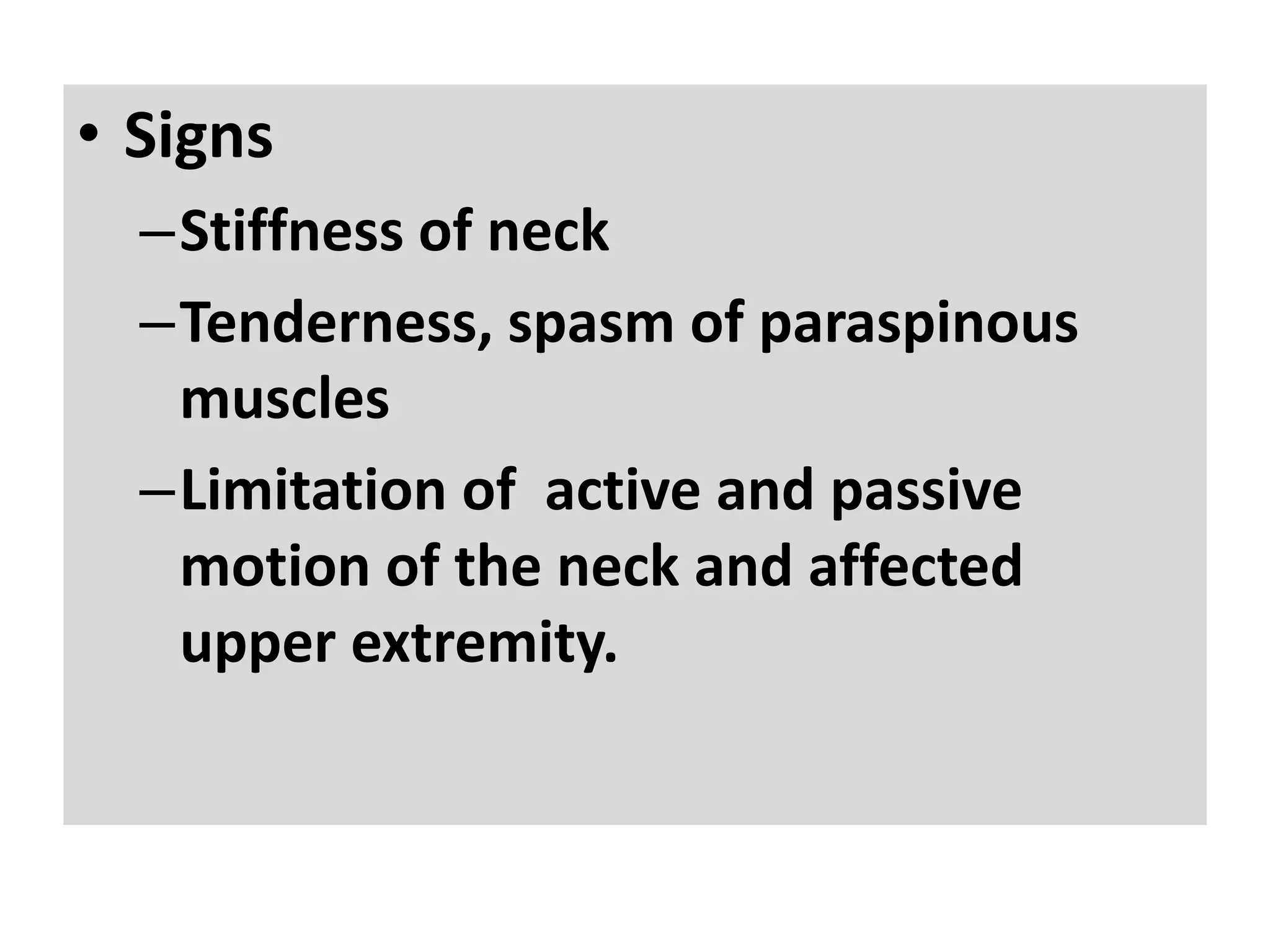 Cervical Spondylosis Syndrome | PPTX
