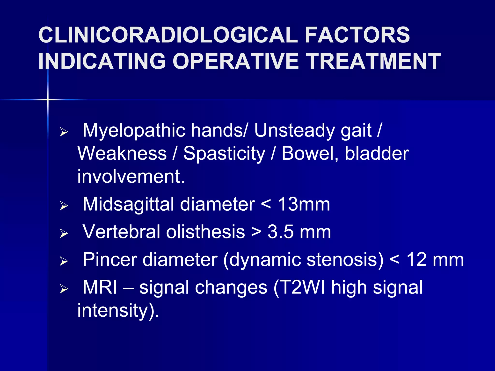 Cervical spondylotic myelopathy | PDF