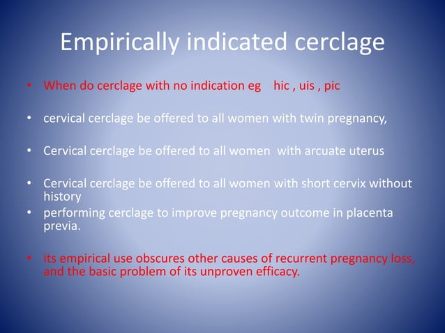 Cervical stitches | PPTX | Pregnancy | Reproductive Health