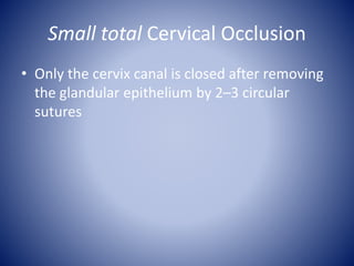 Cervical stitches | PPT