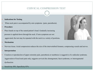 Cervical Axial Compression Test