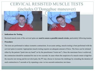 cervical test .pptx | Death, Injury, or Military Conflict | Sensitive ...
