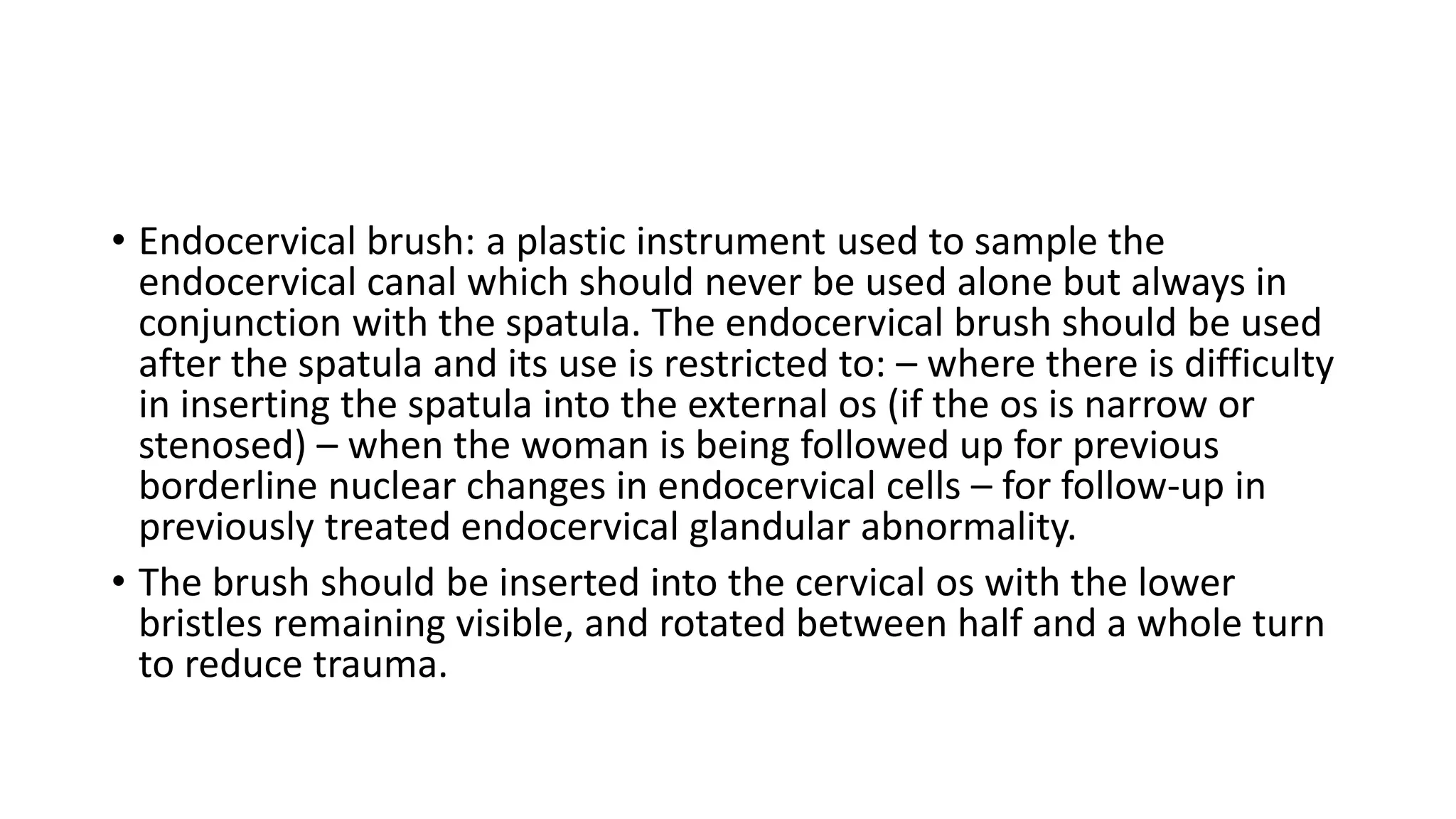 Cervical Uterine Smear Pap Smear Pptx