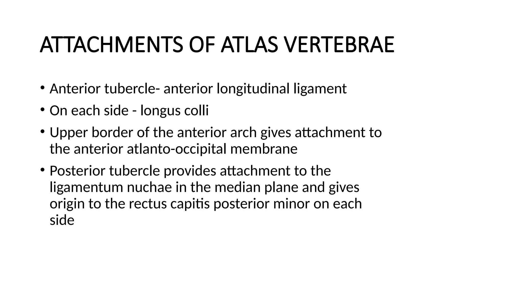 cervical vertebrae presentation by Dr Ela kinra | PPTX