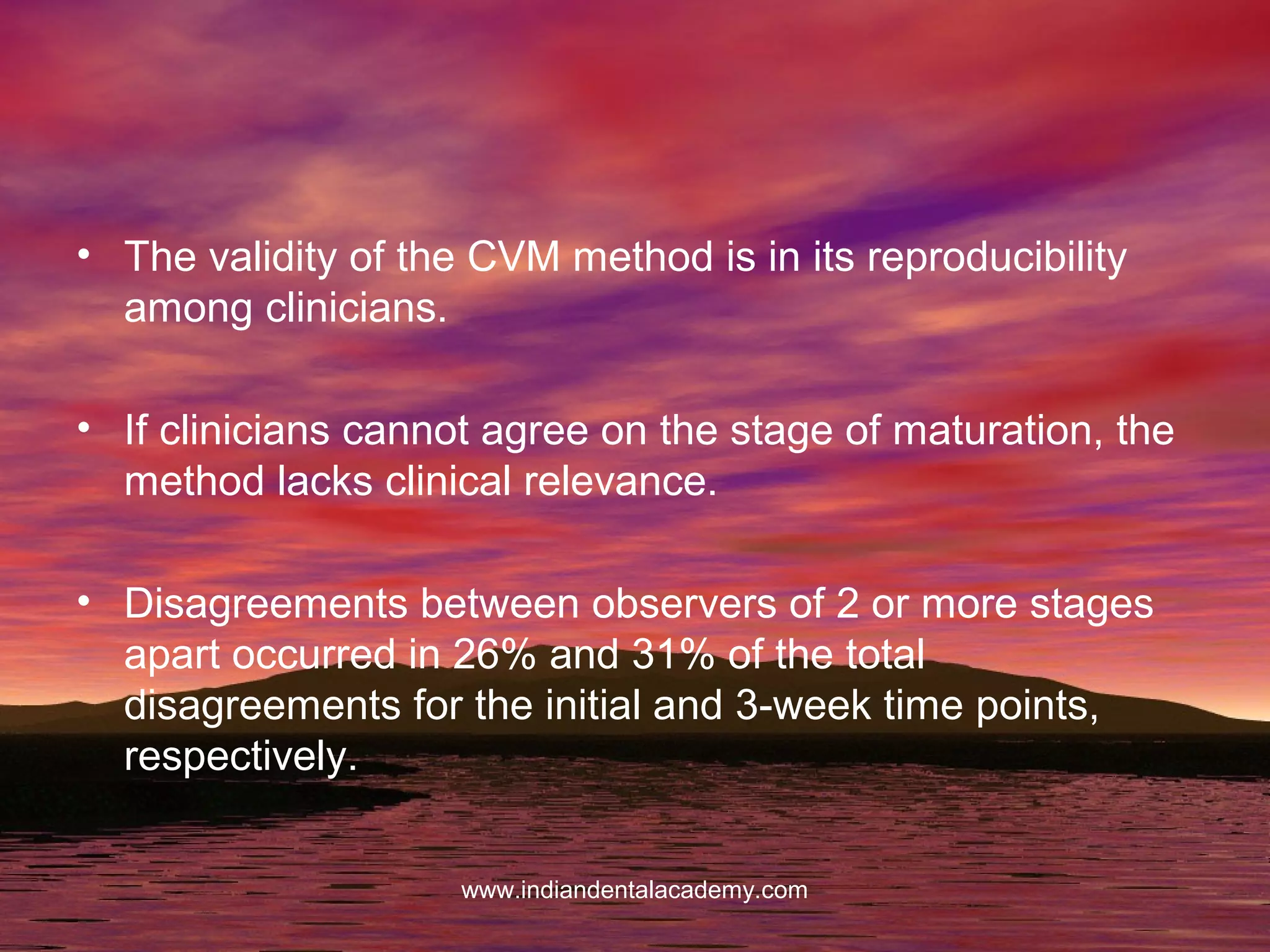 Cervical vertebrae maturation method | PPT