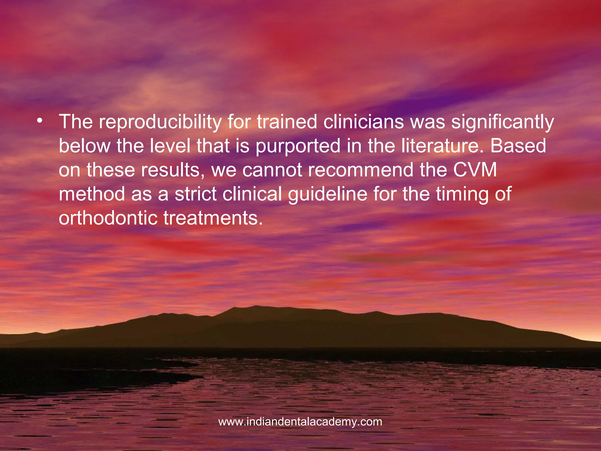 Cervical vertebrae maturation method | PPT