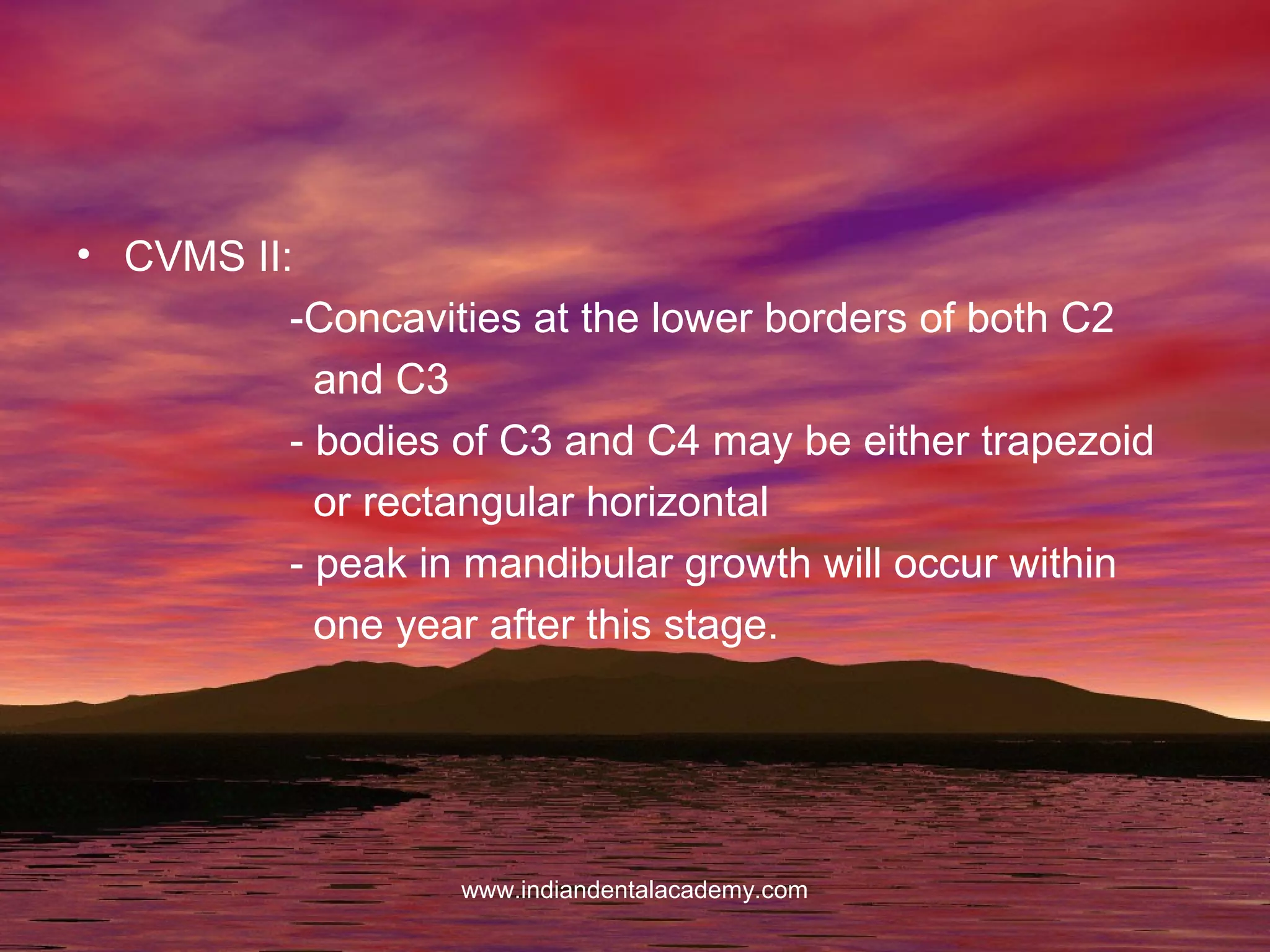 Cervical vertebrae maturation method | PPT