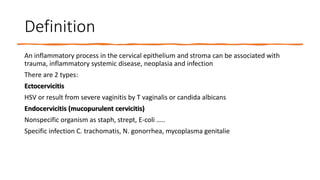 Cervicitis.pptx | Sexual Conditions | Sexual Health