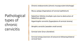 Cervicitis.pptx | Sexual Conditions | Sexual Health