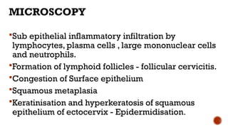 Cervicitis.pptx a n inflammation of cervix | PPTX