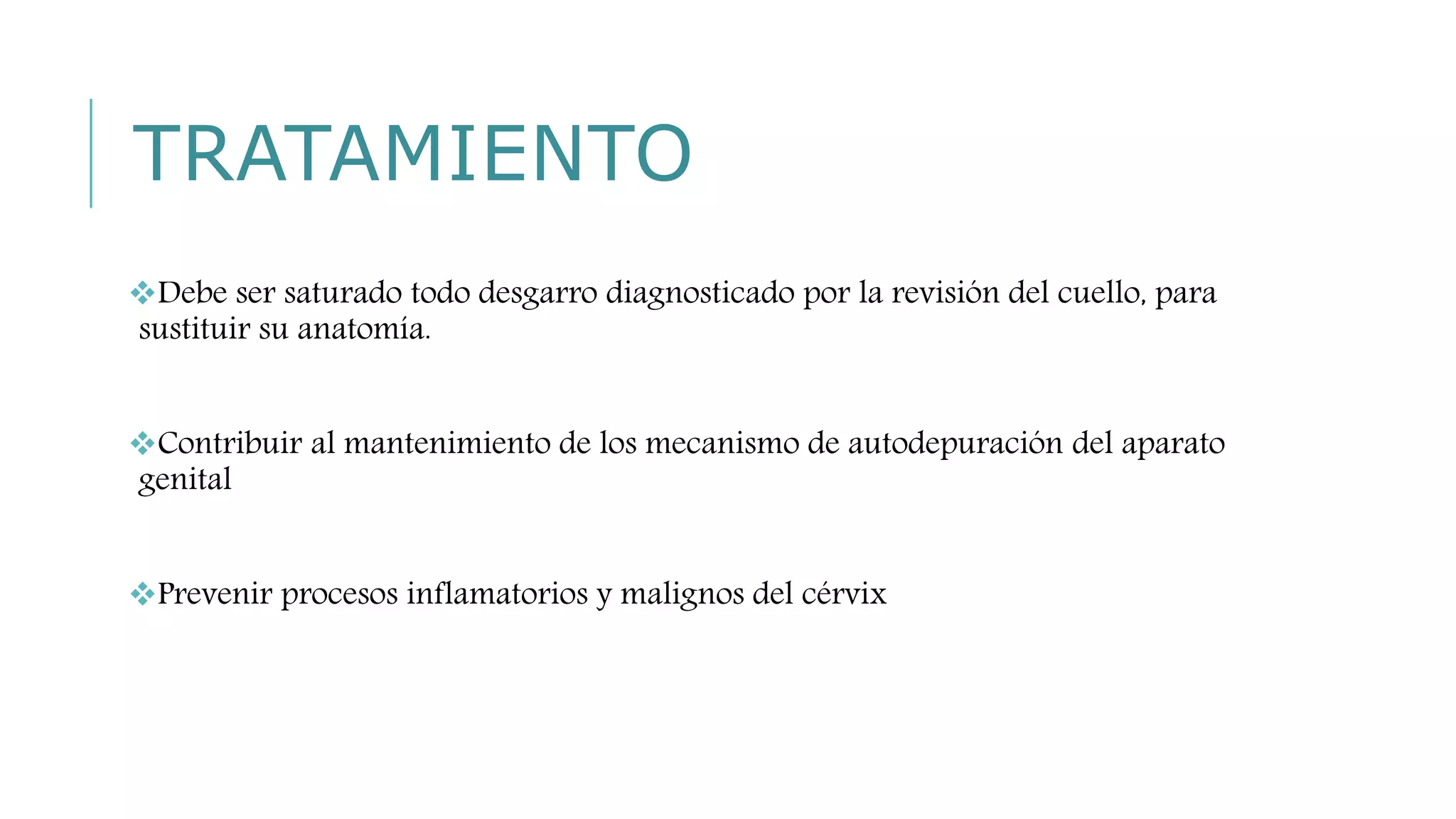 Cervicitis aguda y crónica, ectropion cervical, ulceracion, erosion. | PPTX