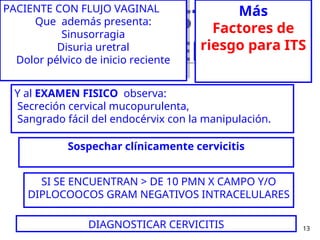 CERVICITIS Y VAGINOSIS(2).ppt........... | PPT