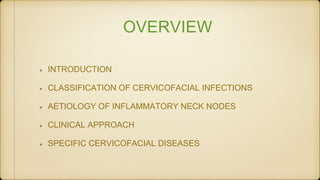 Cervicofacial infection | PPTX