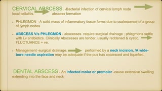 Cervicofacial infection | PPTX