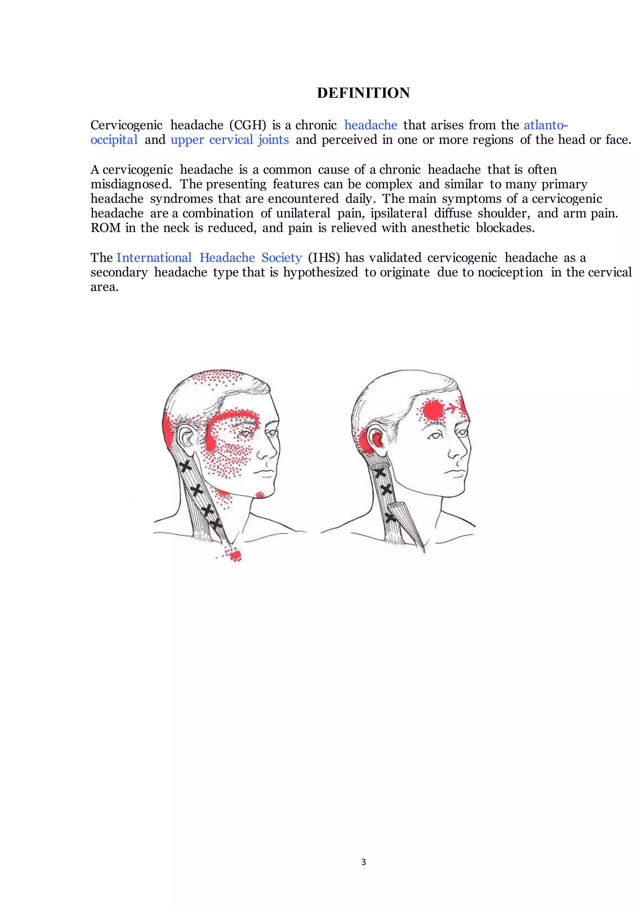 Cervicogenic headache | DOCX