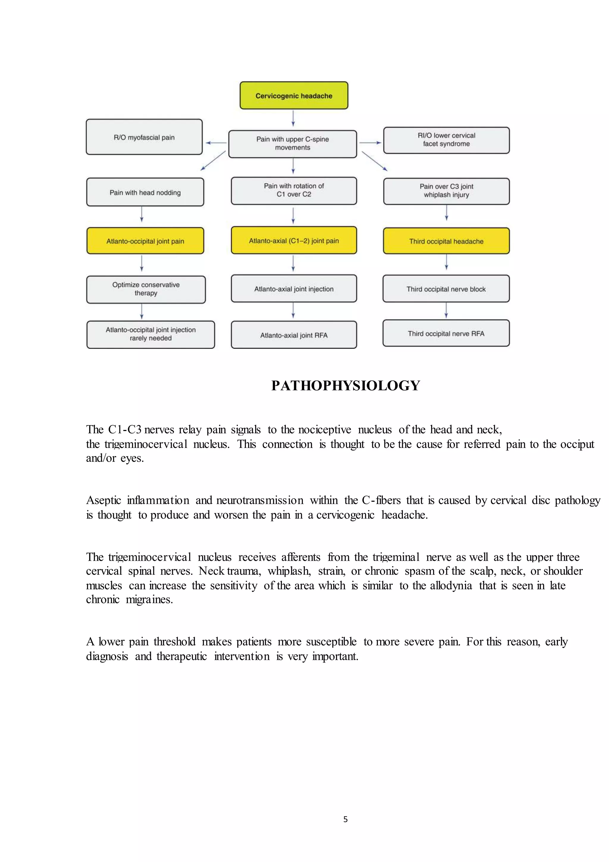 Cervicogenic headache | DOCX