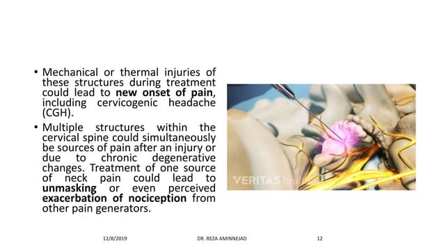 Cervicogenic Headache Following Lower Cervical RF Neurotomy | PPTX