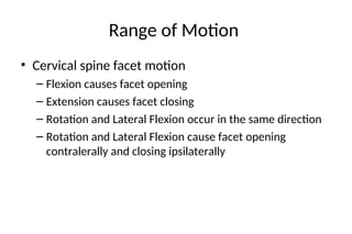 CervicoThoracic EVALUATION.ppt CervicoThoracic EVALUATION | PPT
