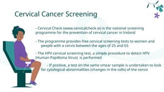 cervical screening in Ireland (student presentation) | PPTX