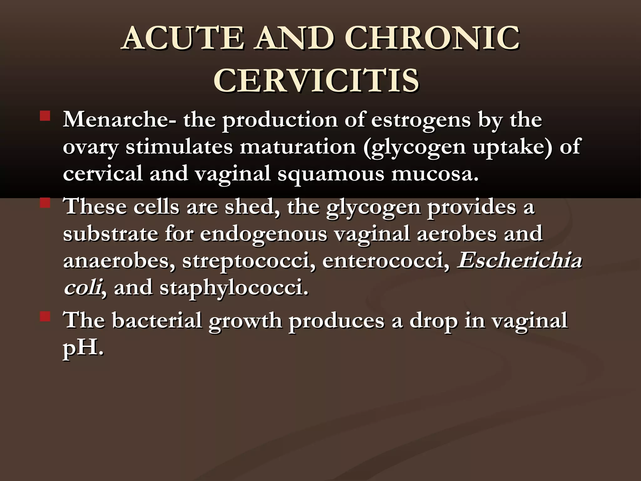 PATHOLOGY OF THE CERVIX | PPT