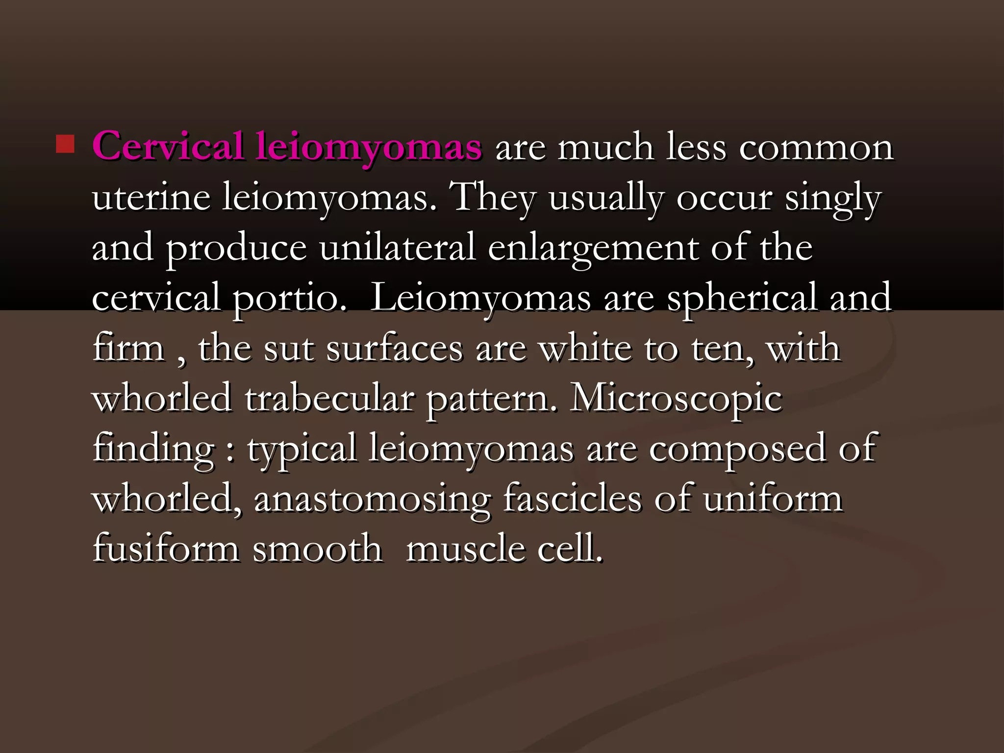 Pathology Of The Cervix Ppt