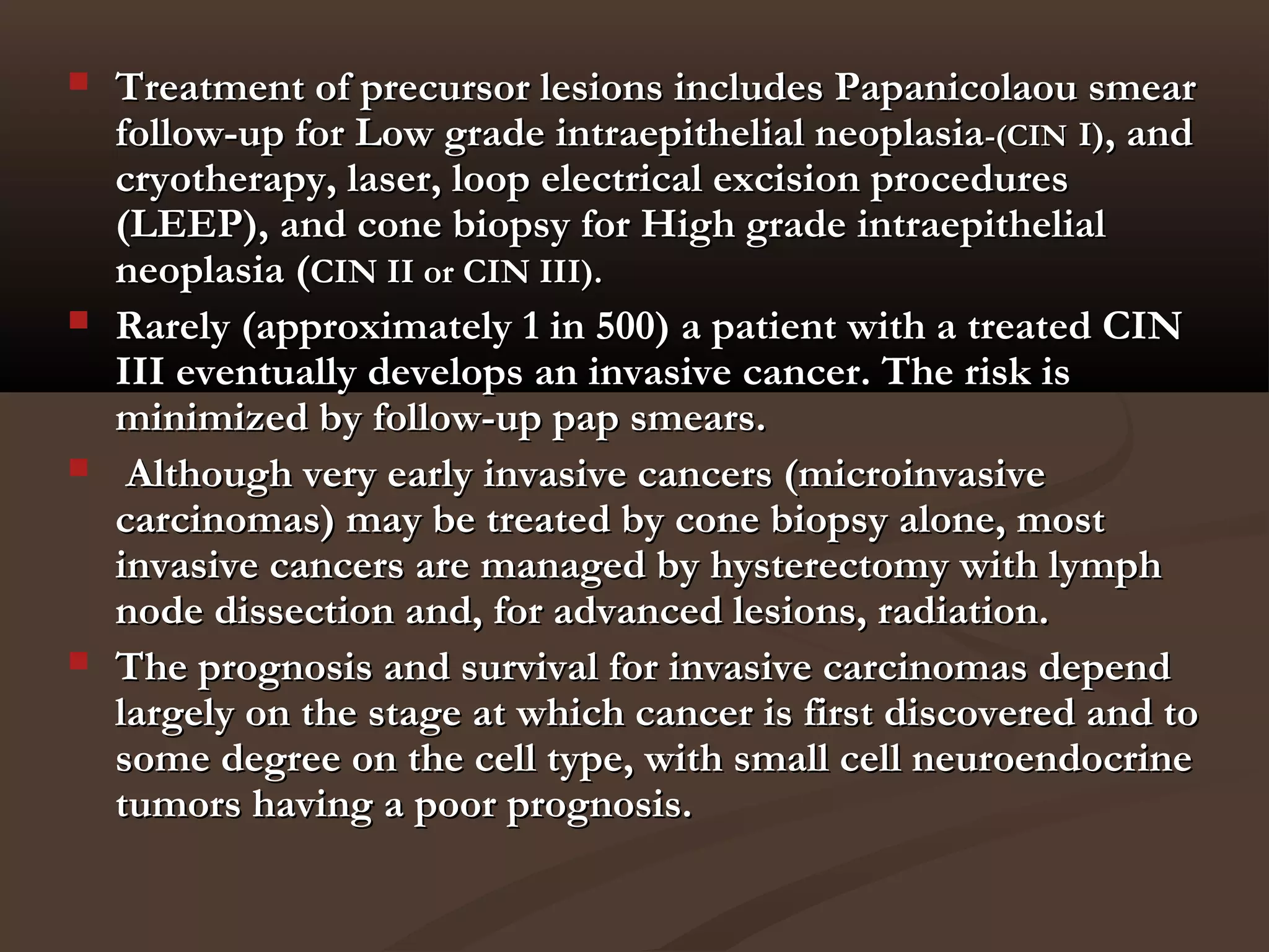 PATHOLOGY OF THE CERVIX | PPT