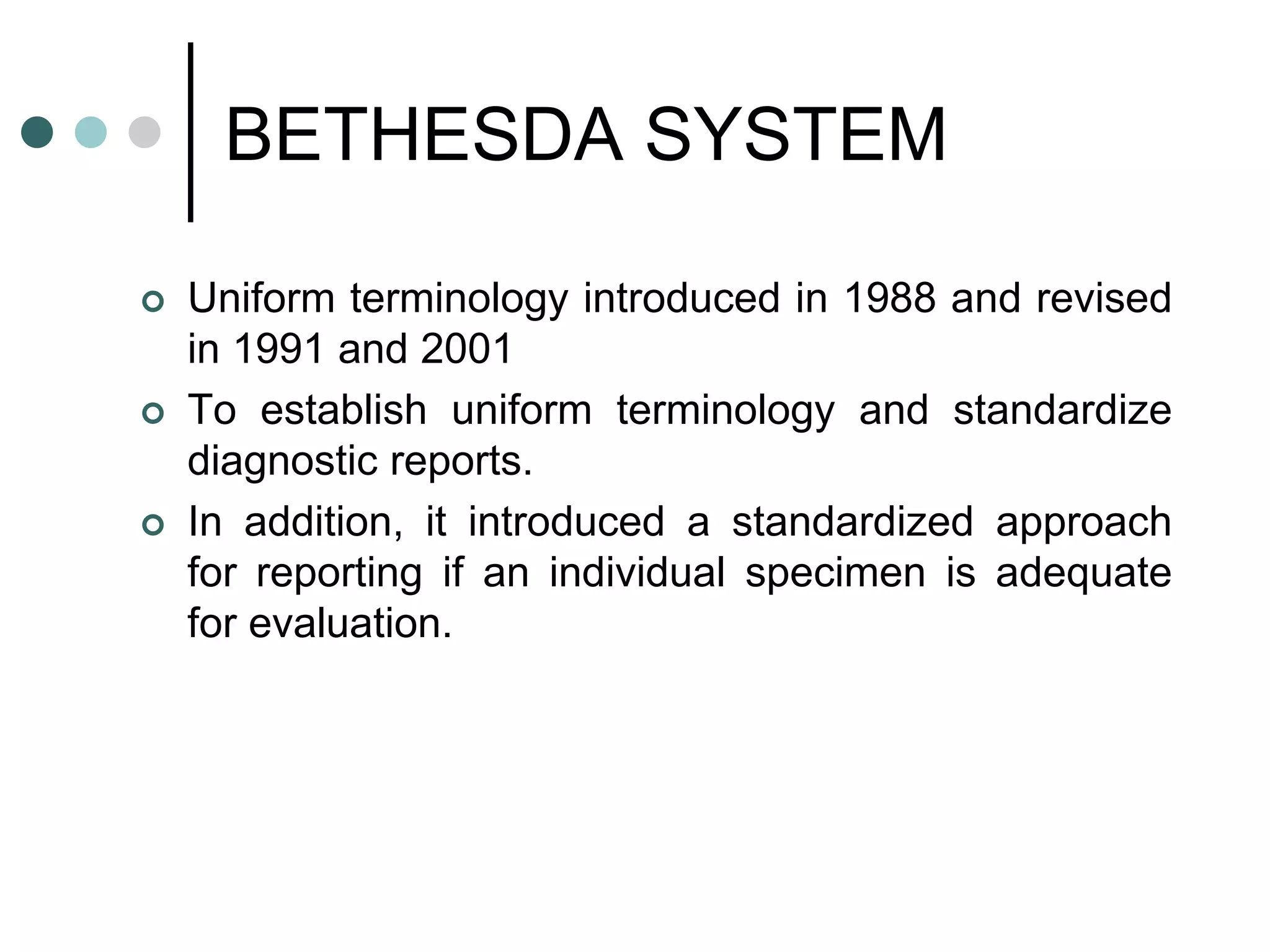 Cervix bethesda system | PPT