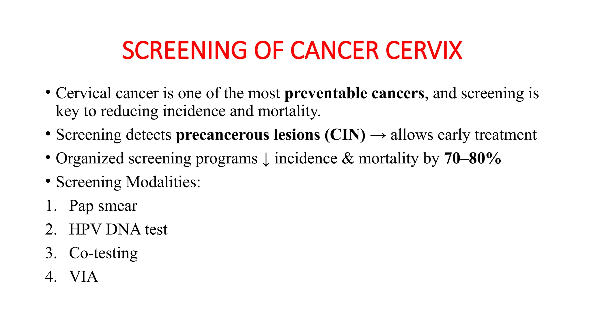 Anatomy of cervix and cervical cancer workup | PPTX