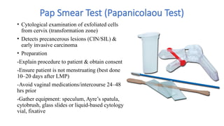 Anatomy of cervix and cervical cancer workup | PPTX