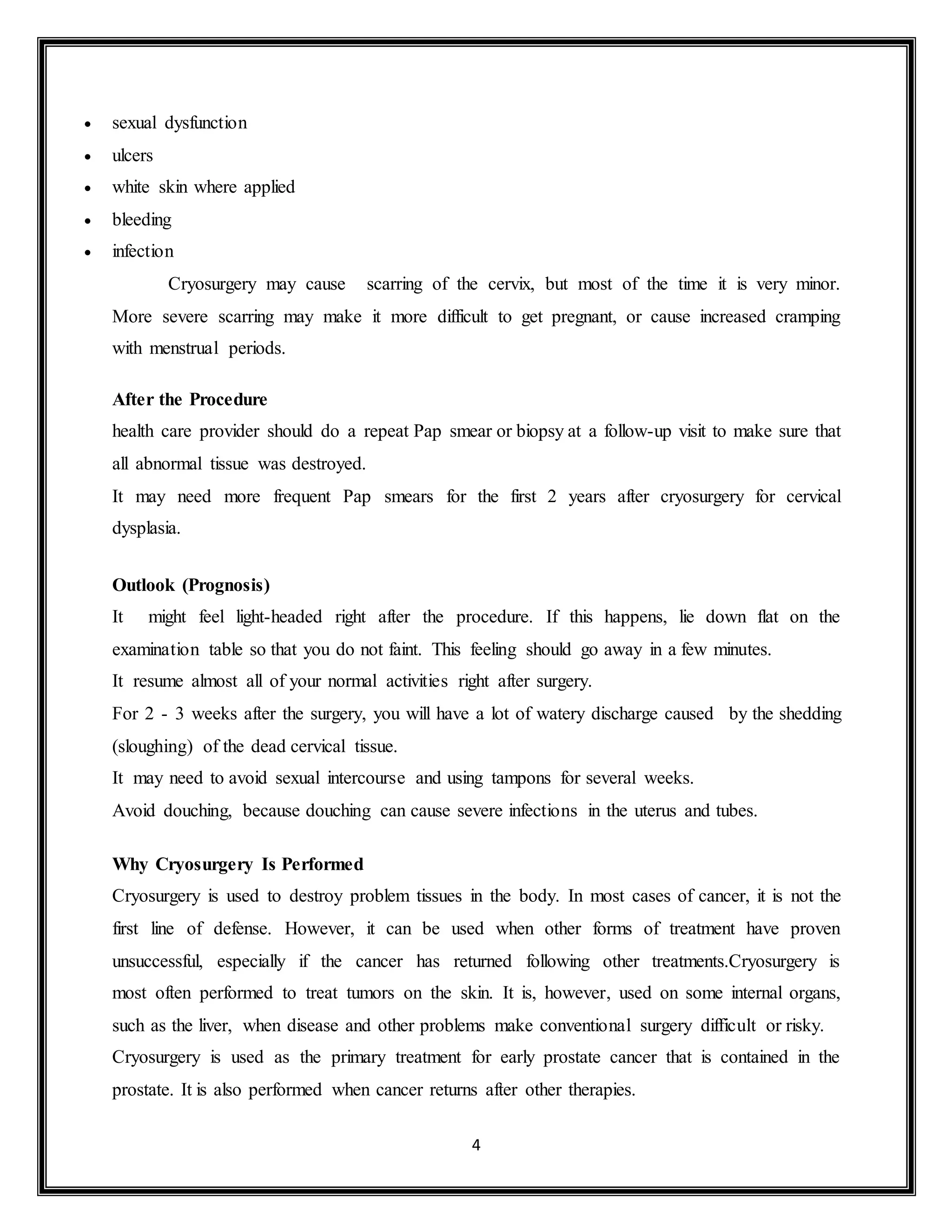 Cervix cryosurgery-Clinical Teaching.word file | DOCX