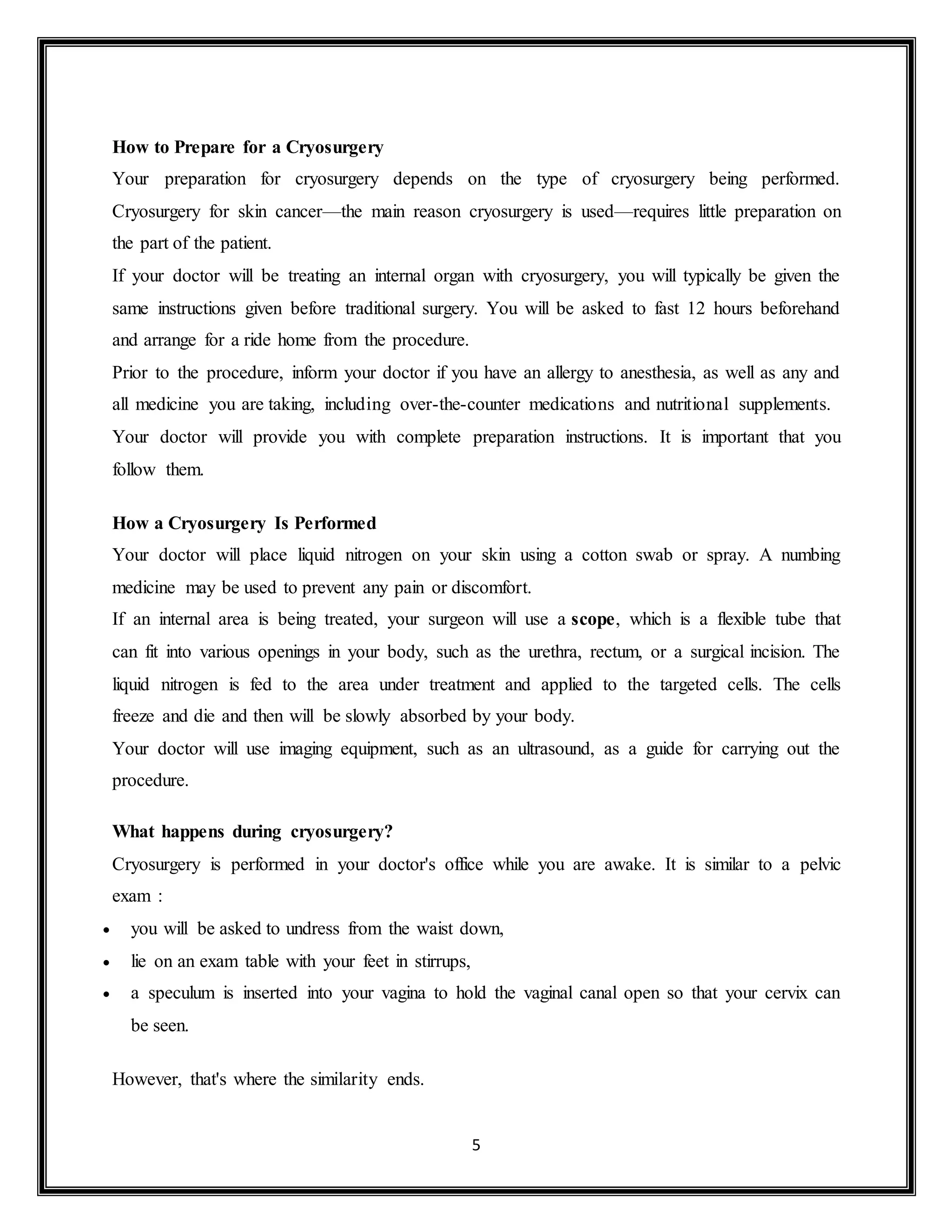 Cervix cryosurgery-Clinical Teaching.word file | DOCX