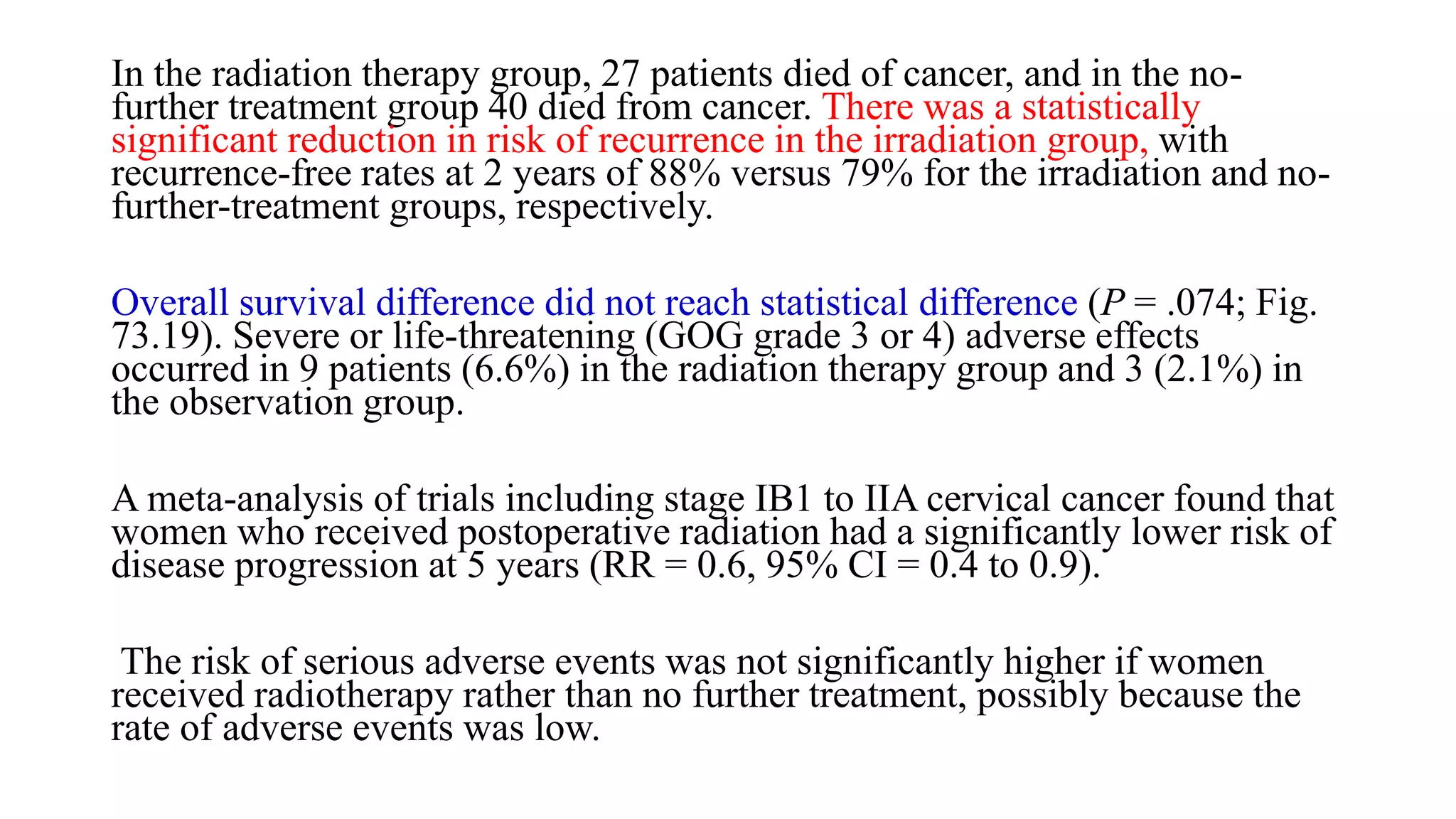 Cervix landmark trials- kiran | PPTX