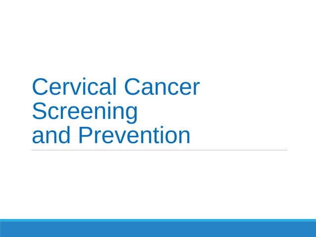 Pathology Of Cervix Ppt