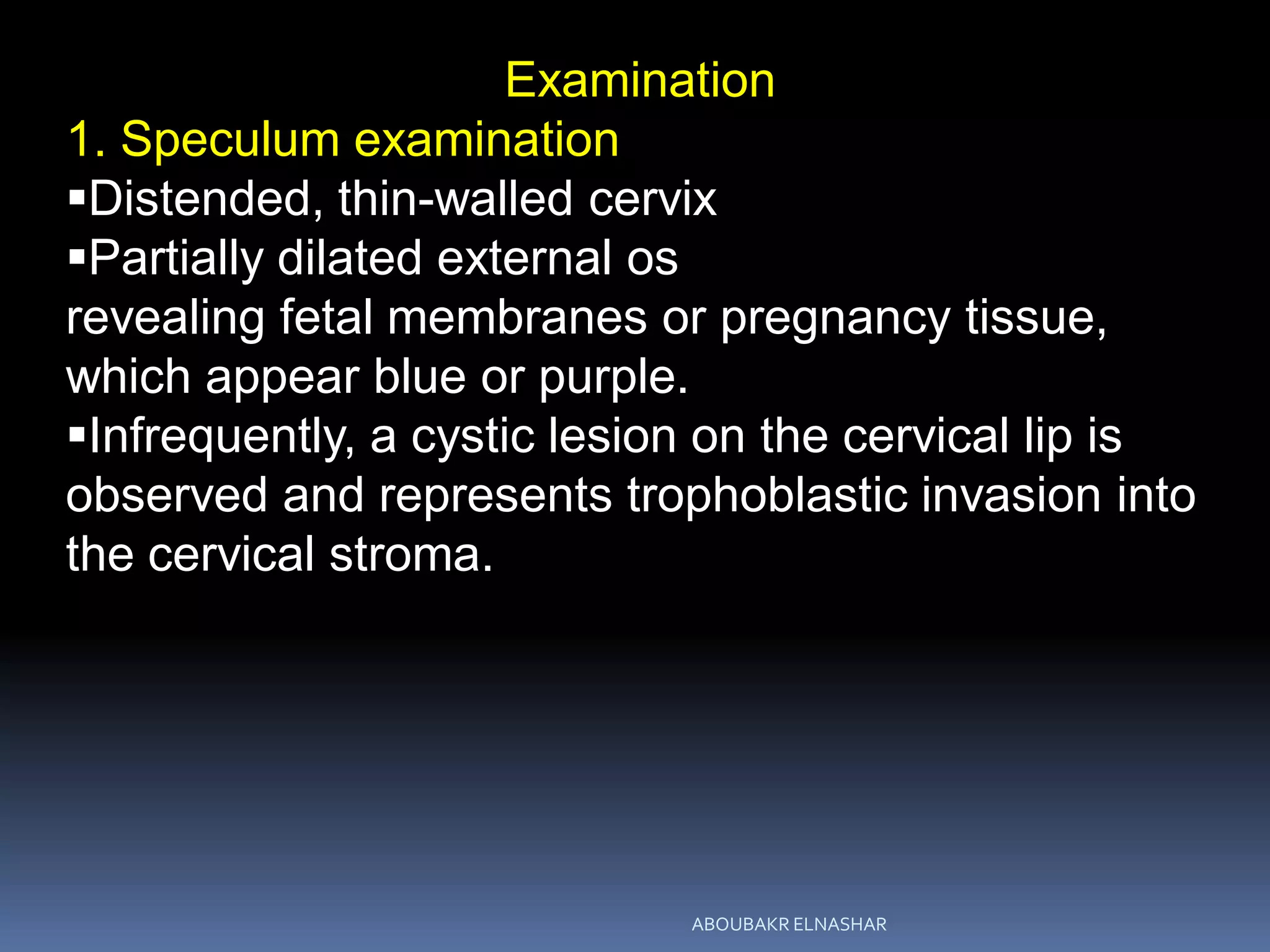 Cervical pregnancy | PDF